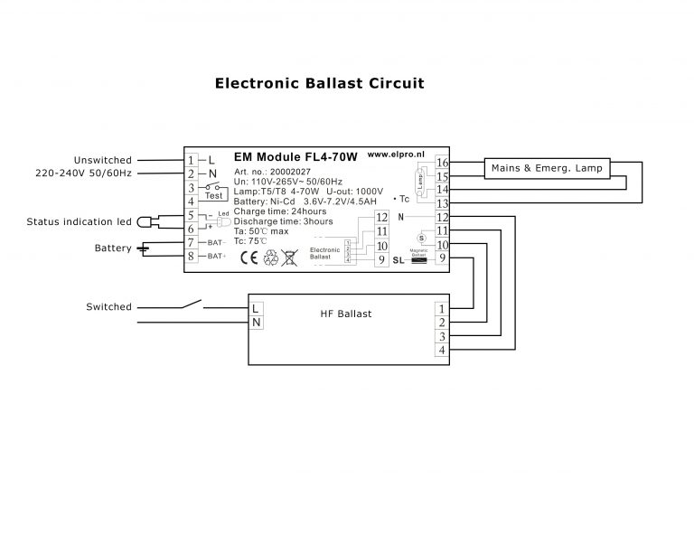 EM Module FL 4-70W (incl. Status-Led)